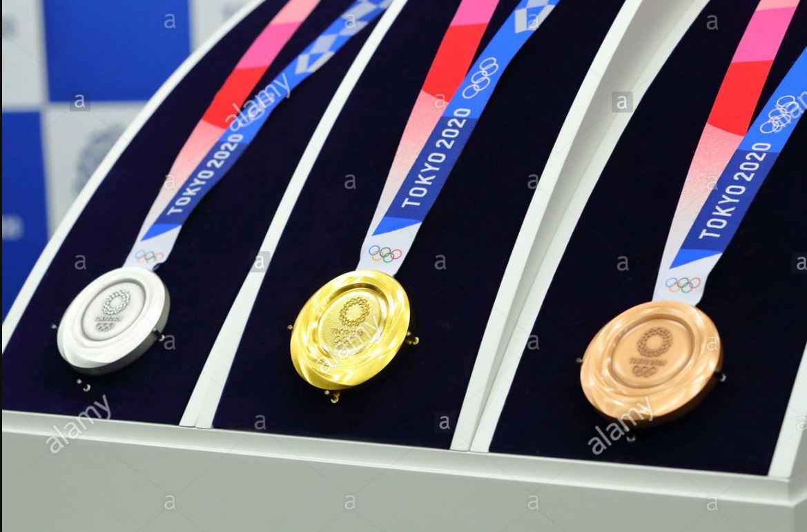 Olympics 2020 Medals The Tokyo 2020 Olympic Medals Are Seen During